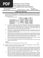 AAT Level 3 Exam Paper - Jan 2021 | PDF | Going Concern | Audit