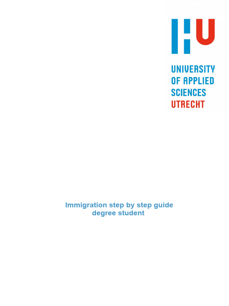 Immigration Step By Step Guide Degree Student Pdf Travel Visa