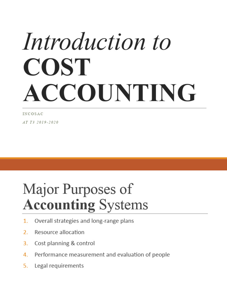 Cost Accounting: Key Concepts and Uses | PDF | Cost Accounting | Accounting