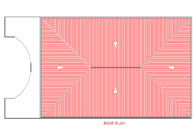 Sample Roof Plan Trusses | PDF