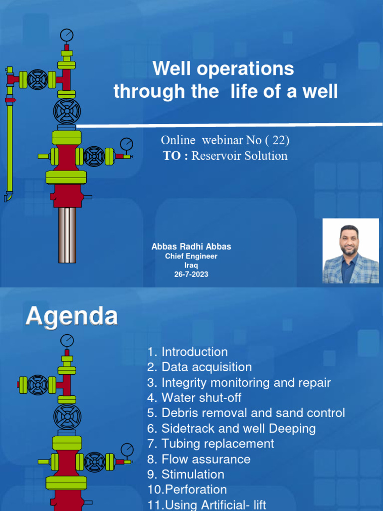 Well Operations For Well Life Cycle | PDF | Oil Well | Casing (Borehole)