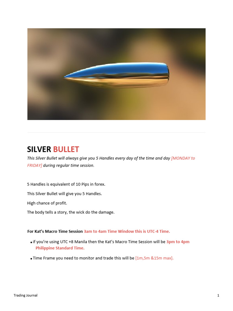 My Silver Bullet | PDF
