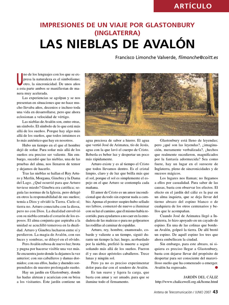 Antena168 08c Las Nieblas de Avalon | PDF