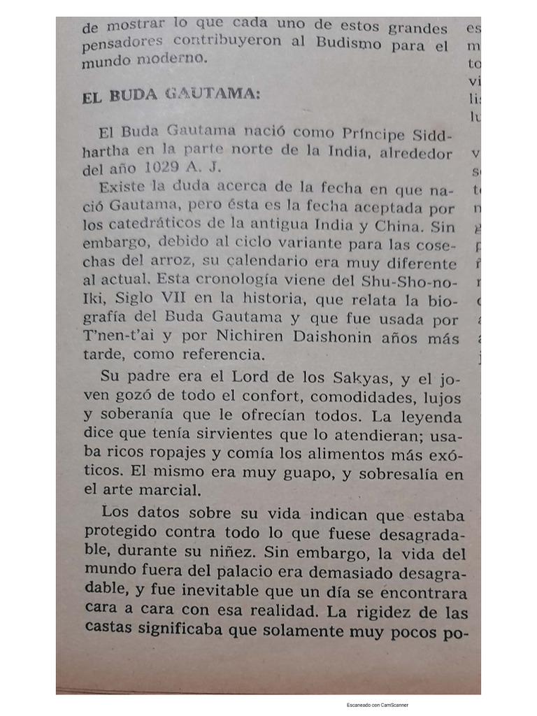 El Buda Gautama | PDF