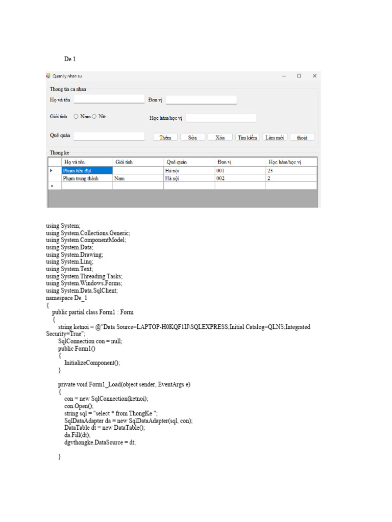 1 | Download Free PDF | Parameter (Computer Programming) | Language Integrated Query