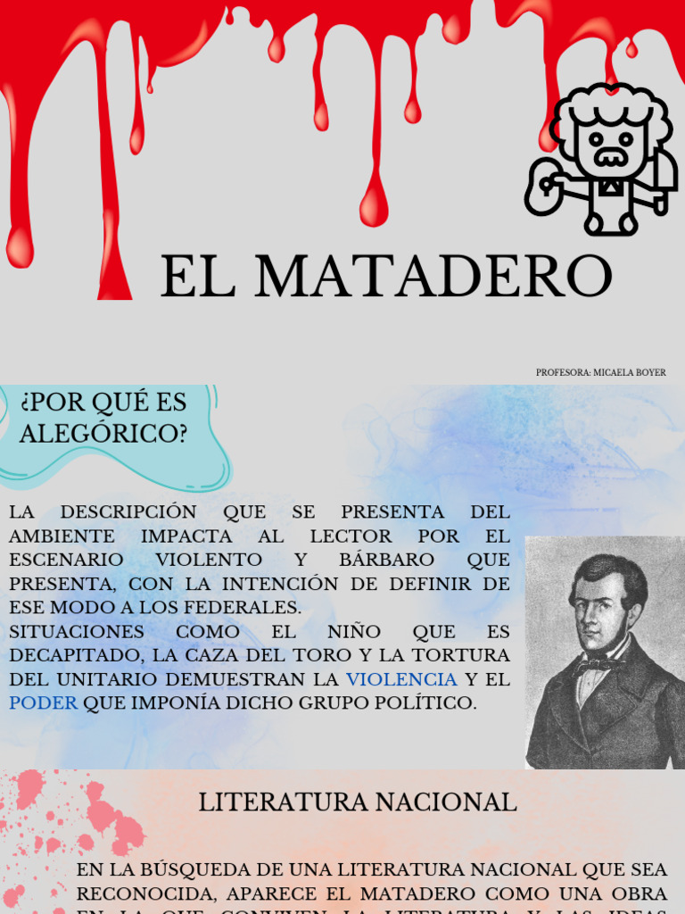 Análisis del Matadero de Echeverría | PDF