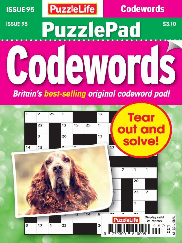 PuzzleLife PuzzlePad Codewords I95 2024 | PDF