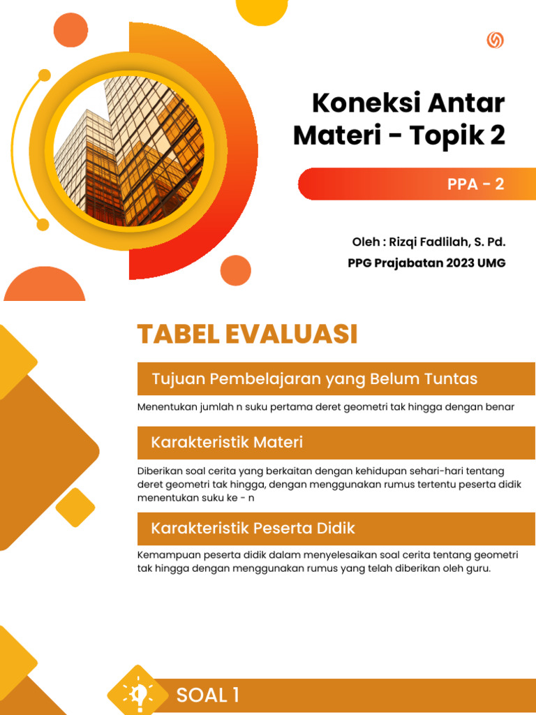 Koneksi Antar Materi Topik 2 PPA 2 Rizqi Fadlilah | PDF