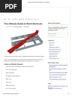 Revit Shortcuts Cheat Sheet | PDF | Software | Software Engineering