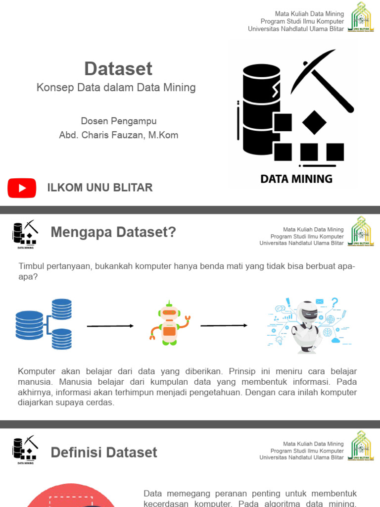 2. Konsep Data dalam Data Mining | PDF 2. Konsep Data dalam Data Mining | PDF