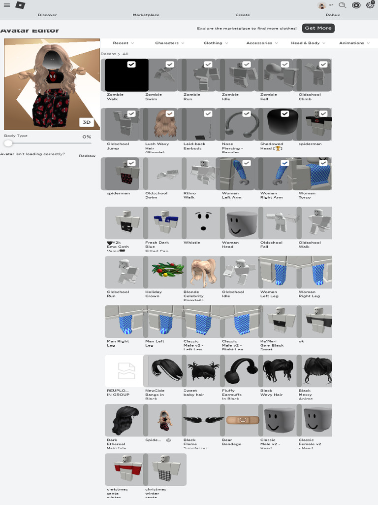 Avatar - Roblox | PDF | Softlines (Retail) | Human Appearance