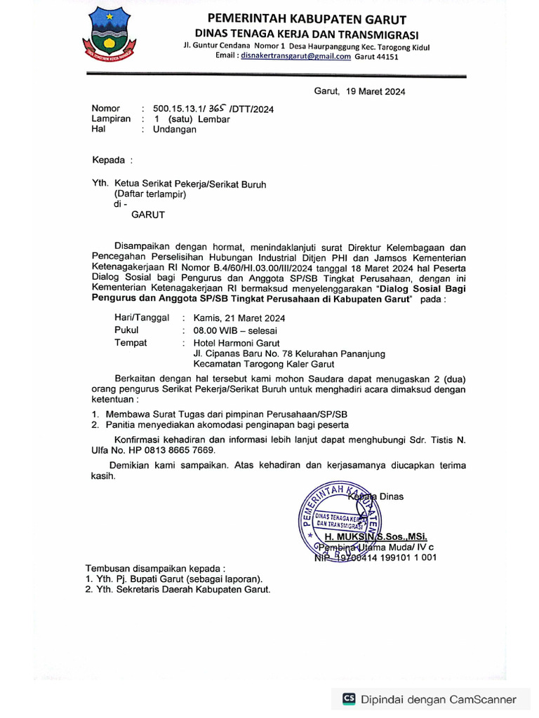 Undangan Dialog SP | PDF