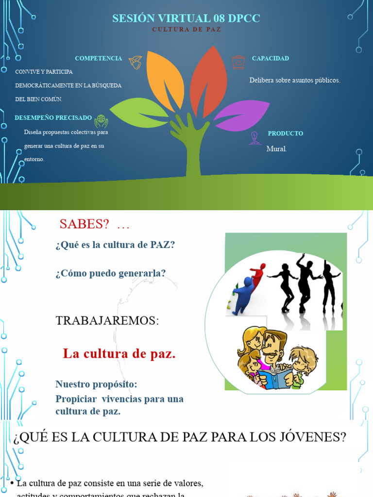Sesion Cultura De Paz Pdf Paz Derechos Humanos