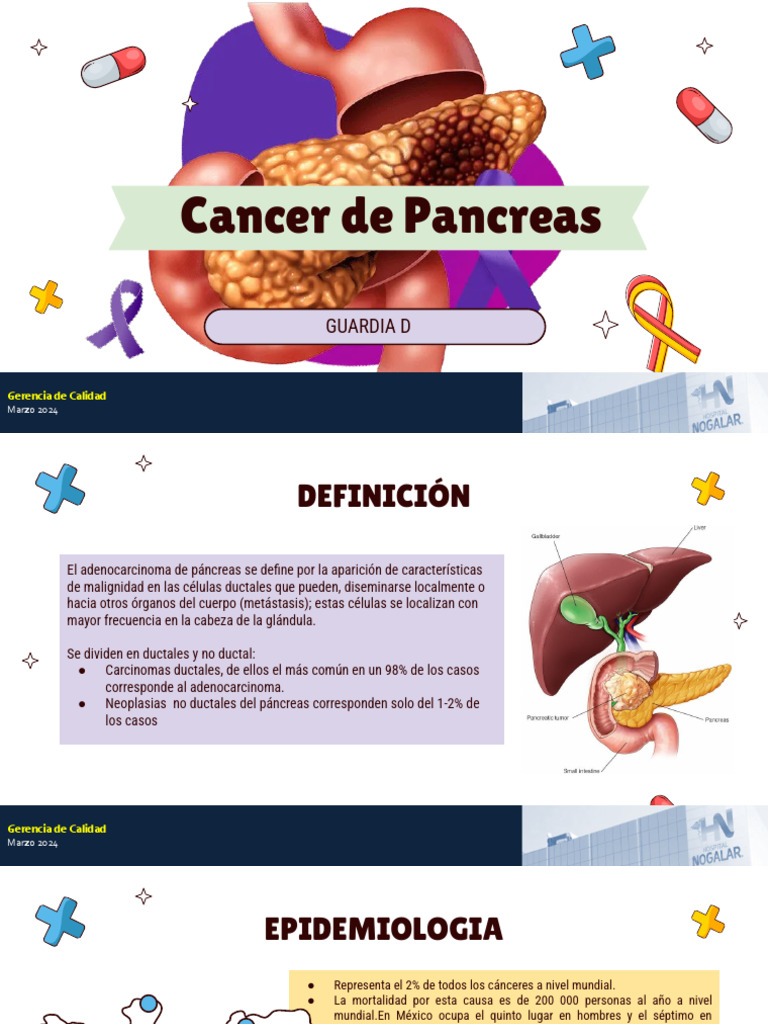 CA de Pancreas | PDF | Cáncer de páncreas | Cáncer
