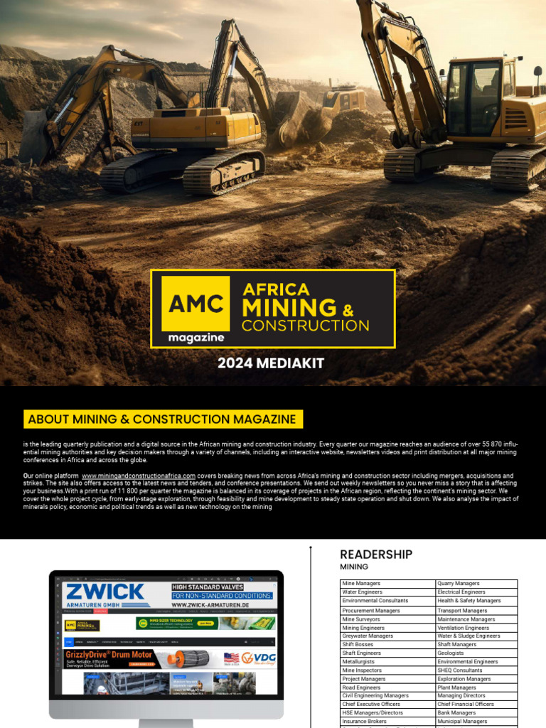 African Mining & Construction Media Kit | PDF | Mining | Africa