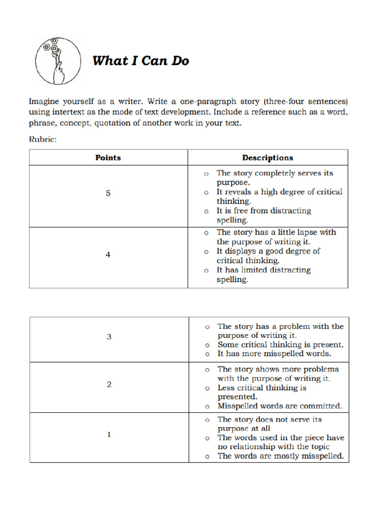 Intertext Activity 1 | PDF
