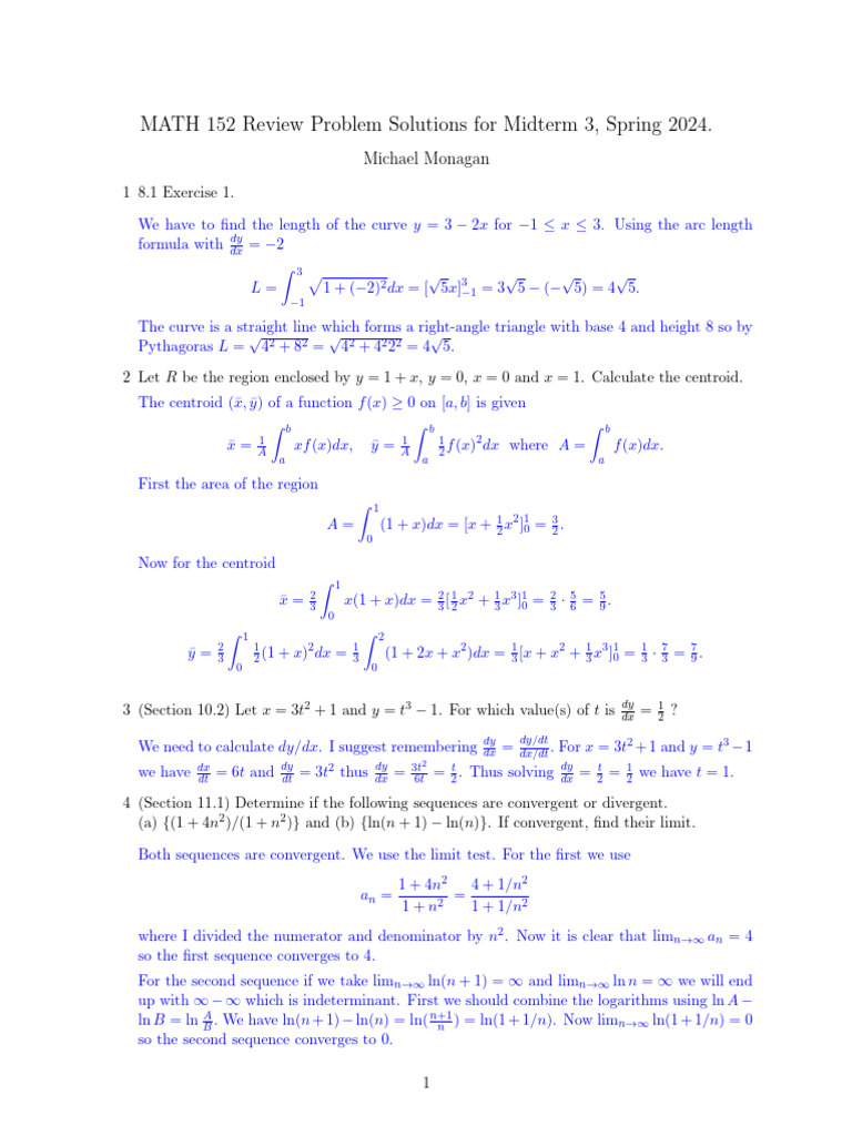 R3_sol | PDF | Complex Analysis | Mathematics