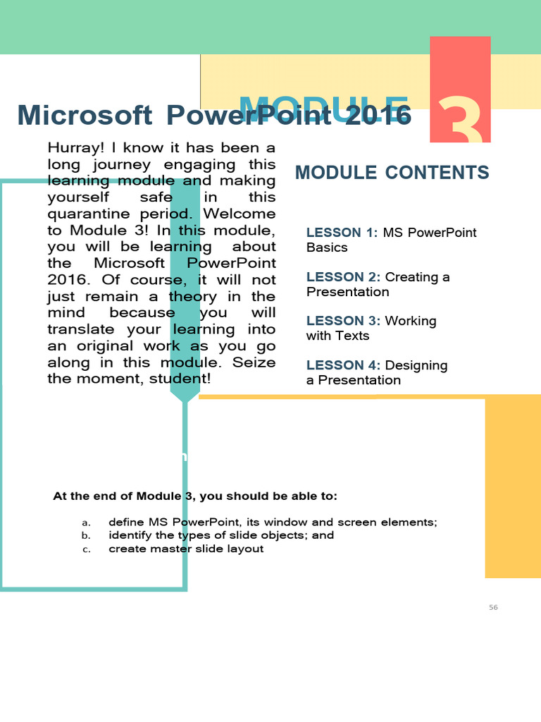 Module_3 | PDF | Microsoft Power Point | Microsoft Office