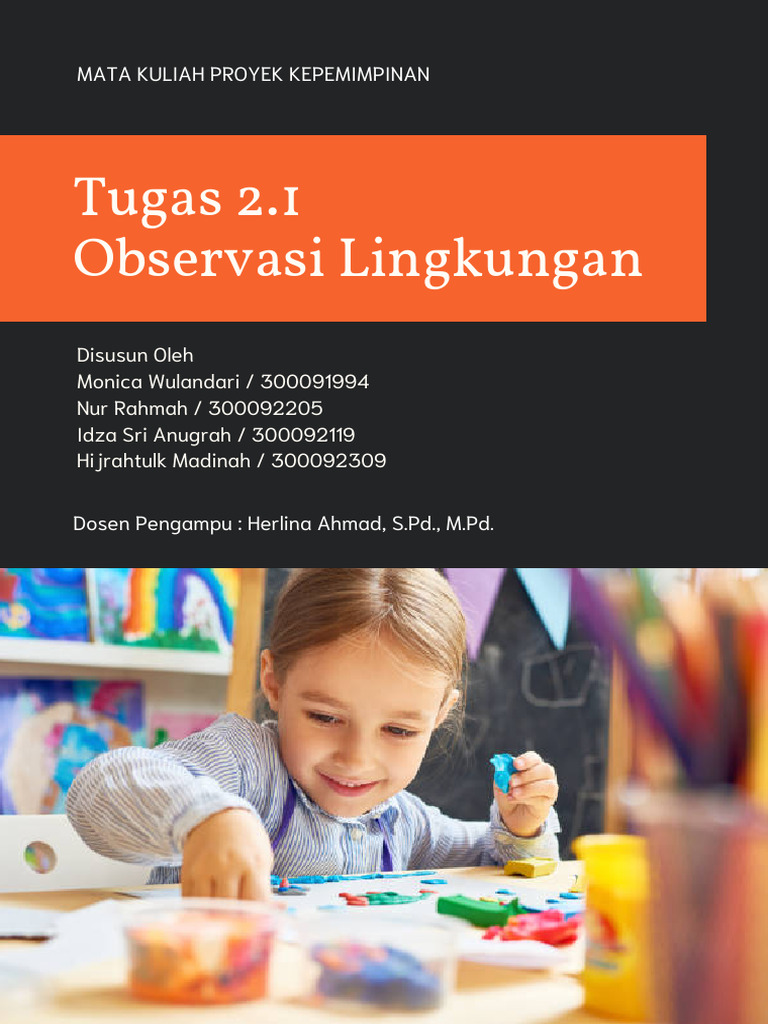 Tugas 2.1 - Observasi Lingkungan - Proyek Kepemimpinan - Kel.1 | PDF