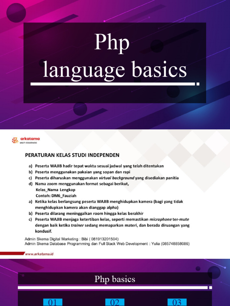 PHP Basics | PDF