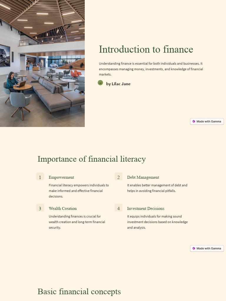 Introduction To Finance | PDF | Investing | Debt