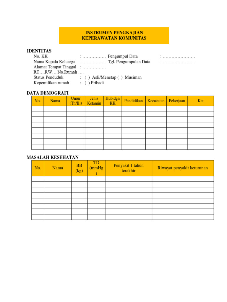 Rancangan Instrumen | PDF