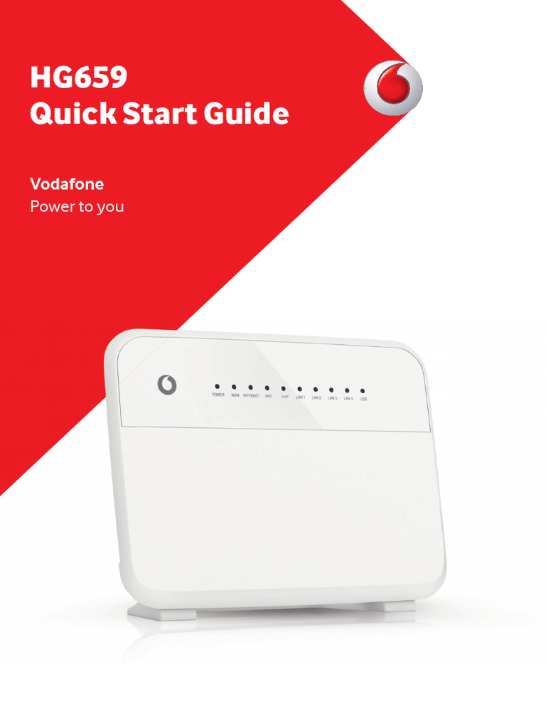 hg659 Setup Guide | PDF | Internet Access | Wi Fi
