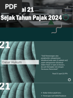 Tabel Tarif Dan TER PPH Pasal 21 Tahun 2024 1 | PDF
