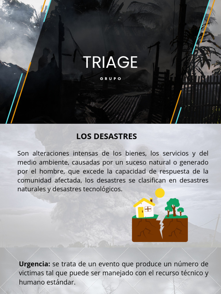 TRIAGE (1) | PDF | Desastres naturales | Gestión de emergencias