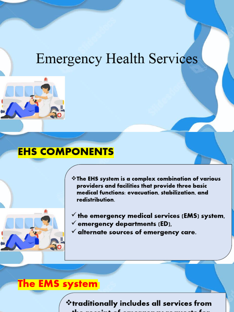 Emergency Health Services 1 | PDF | Incident Command System | Emergency ...