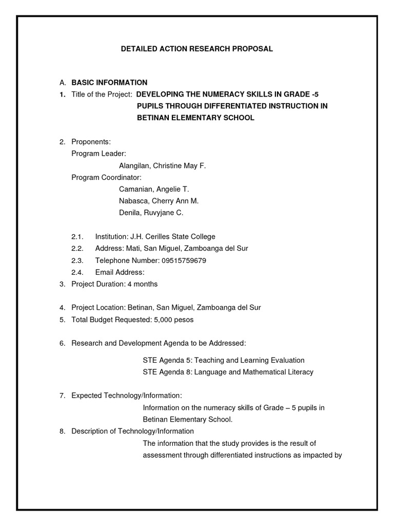 Enhancing Grade 5 Numeracy Skills | PDF | Differentiated Instruction ...