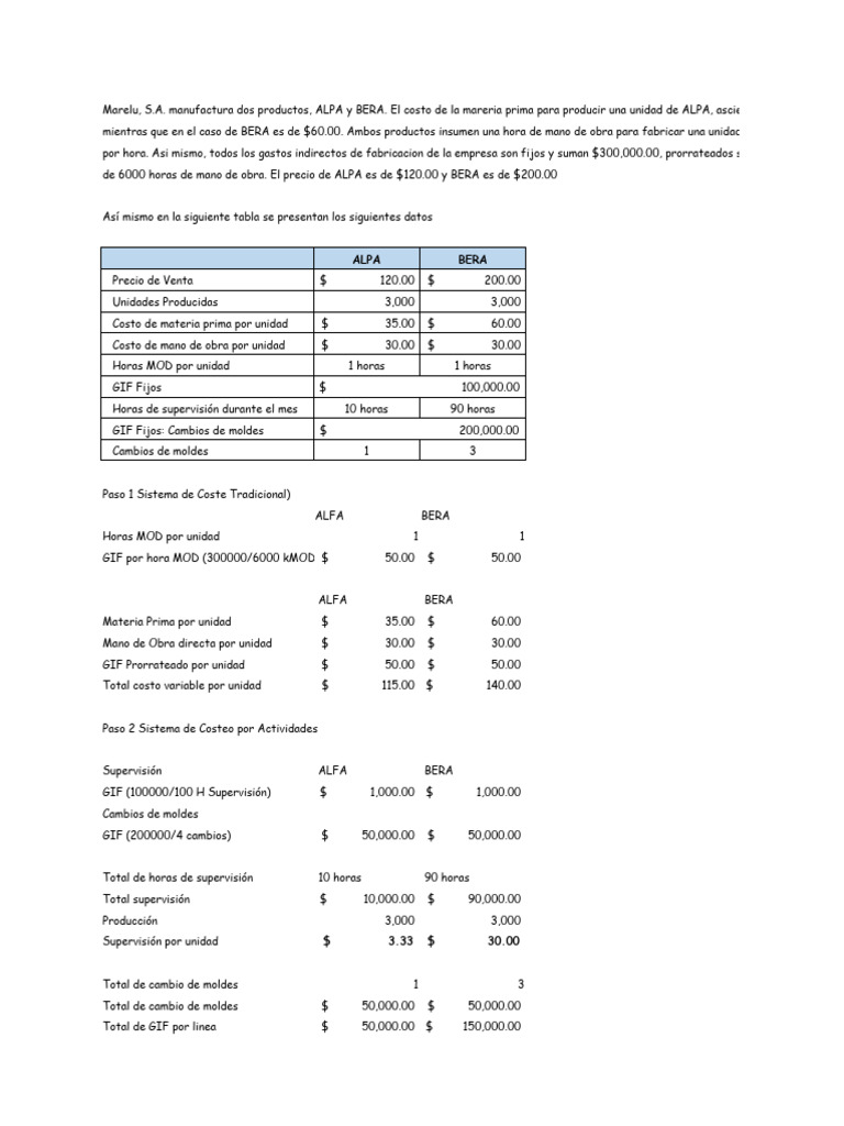 02 - Marelu, S.A. | PDF | Economias | Producción y fabricación