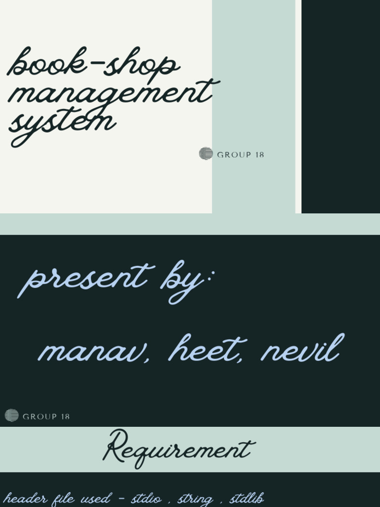 Book-Shop Managment | PDF