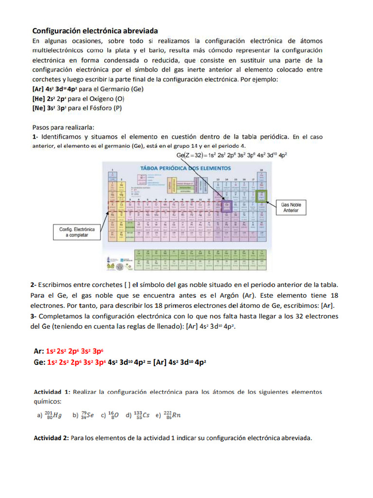 Configuracion Electronica | PDF
