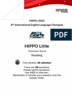 Hippo Stage 2 Writing Sample | PDF