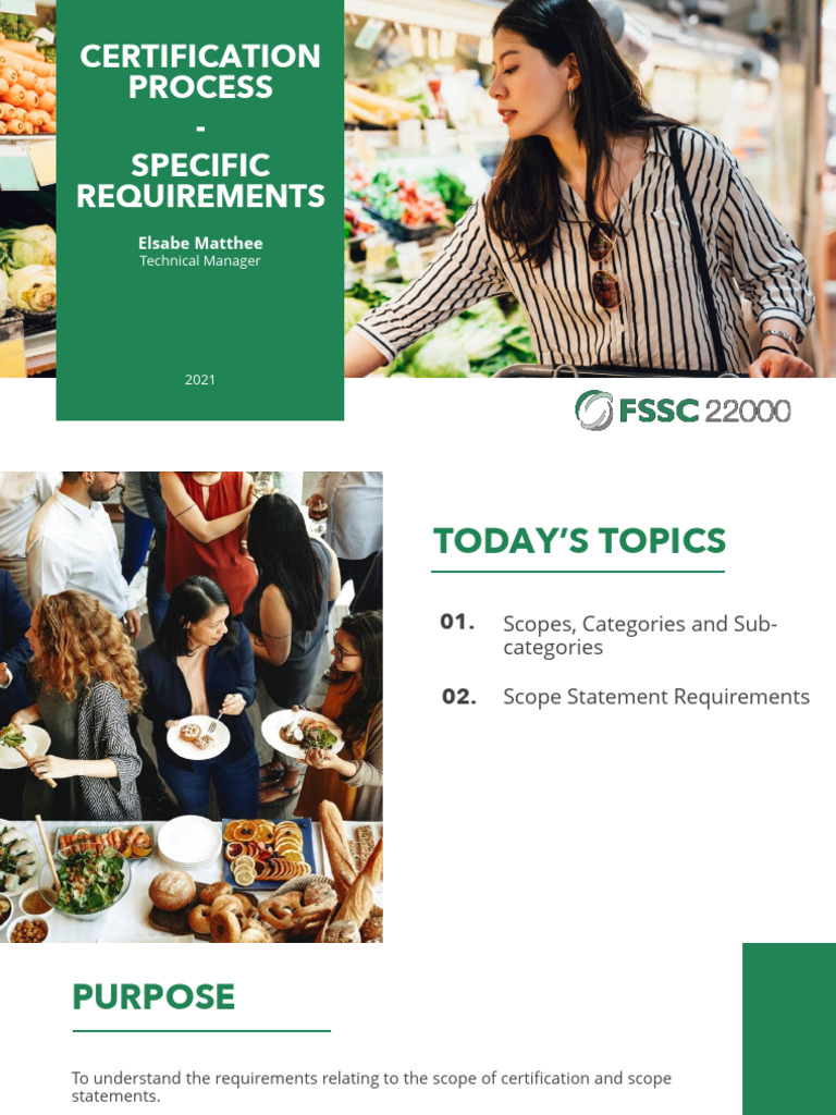 T.003 The Certification Process Specific Requirements Scopes - PDF | PDF | Packaging And Labeling