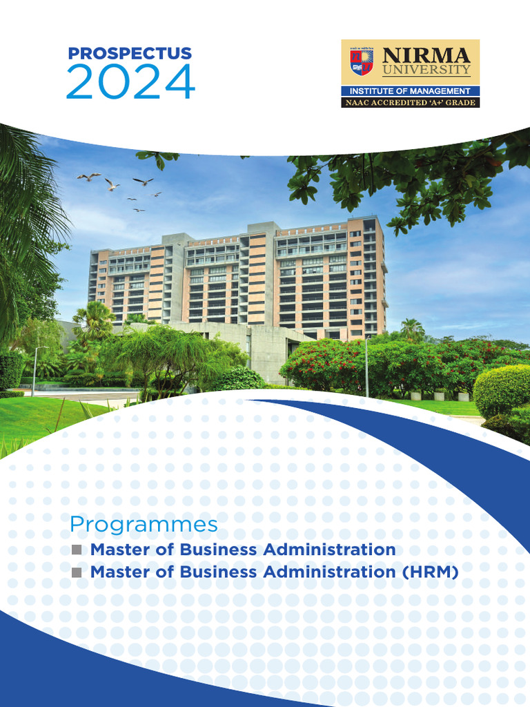 MBA MBA HRM 2024 Prospectus | PDF | Bachelor's Degree | Master Of ...