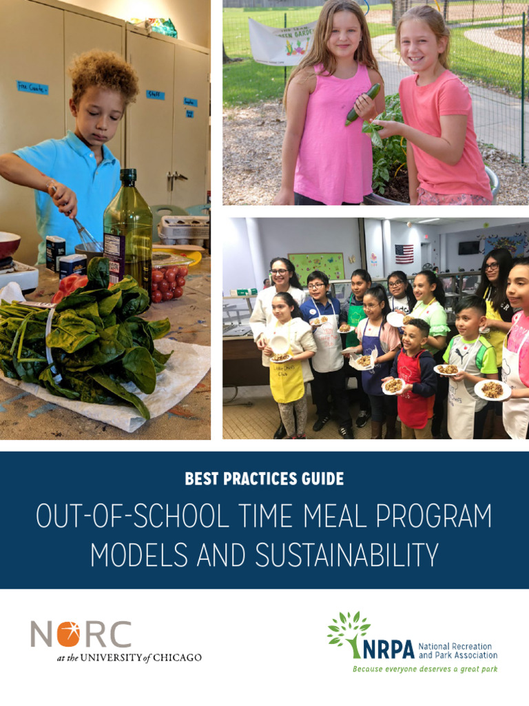 Best Practice Guide Ost Meal Programs | PDF | Food Security | School Meal
