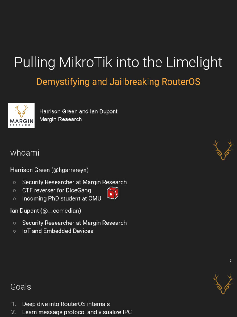 Pulling MikroTik Into The Limelight | PDF | Computing | Computer Architecture