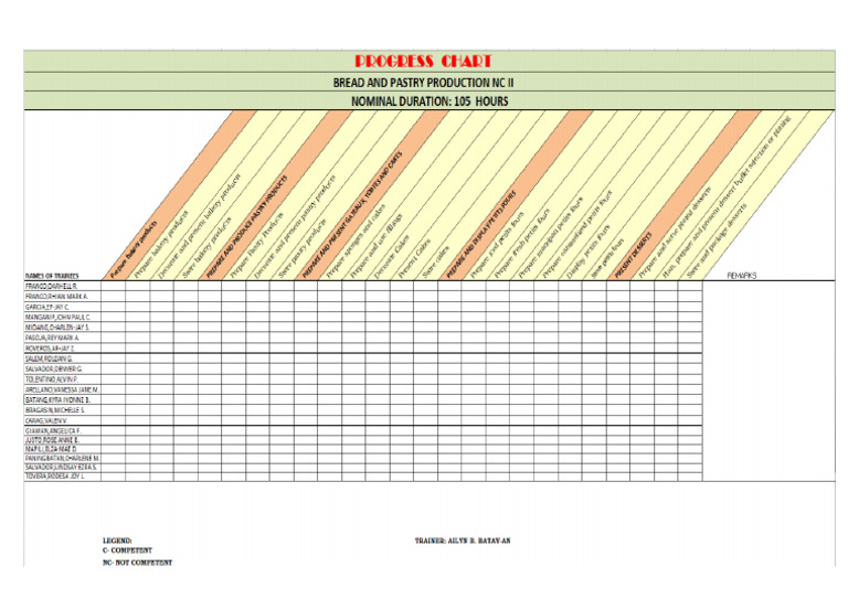 Progress Chart | PDF