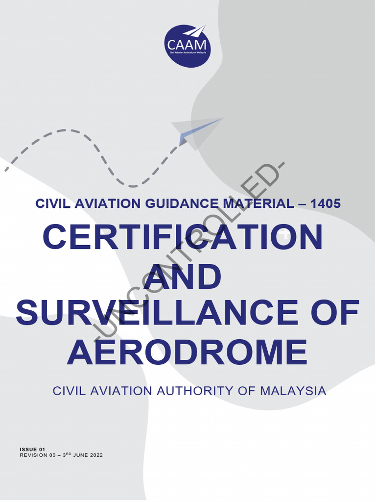 Aerodrome Certification Guidelines Malaysia | PDF | Regulatory Compliance | Safety