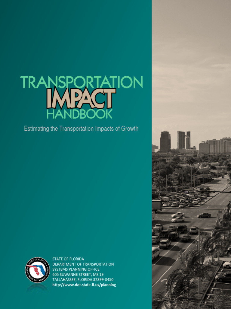 FDOT - Transportation Impact Handbook - 2010 - Draft Version | PDF ...