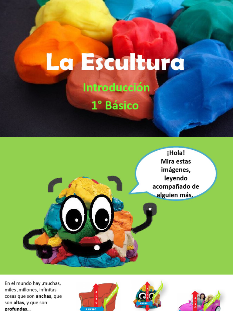 Introd. A La Escultura 1°básico | PDF | Escultura | Las artes