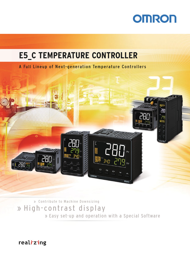 Dieu Khien Nhiet Do Omron Dong E5AC - Catalogue 05052015111347 | PDF | Technology & Engineering