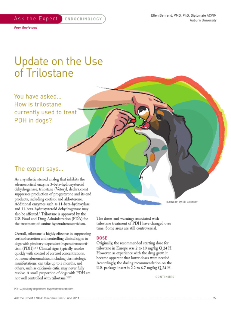 Trilostane for Canine Hyperadrenocorticism | PDF | Clinical Medicine ...