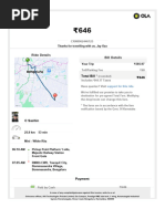 Ola Cab Invoice Template | PDF | Invoice | Payments