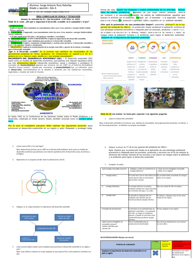 CyT Jorge Anotnio Ruiz Nolorbe 05-07-2021 | PDF | Sustentabilidad | Energía renovable