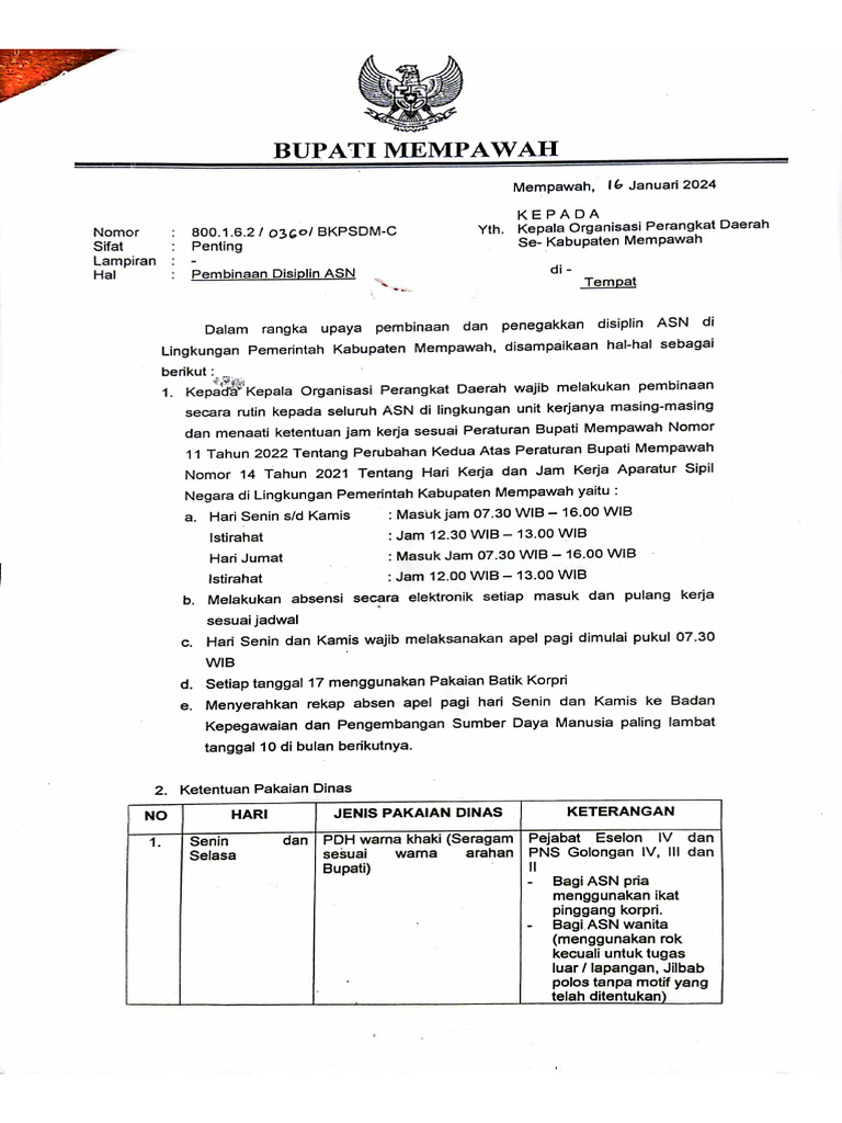 Pembinaan Disiplin ASN | PDF