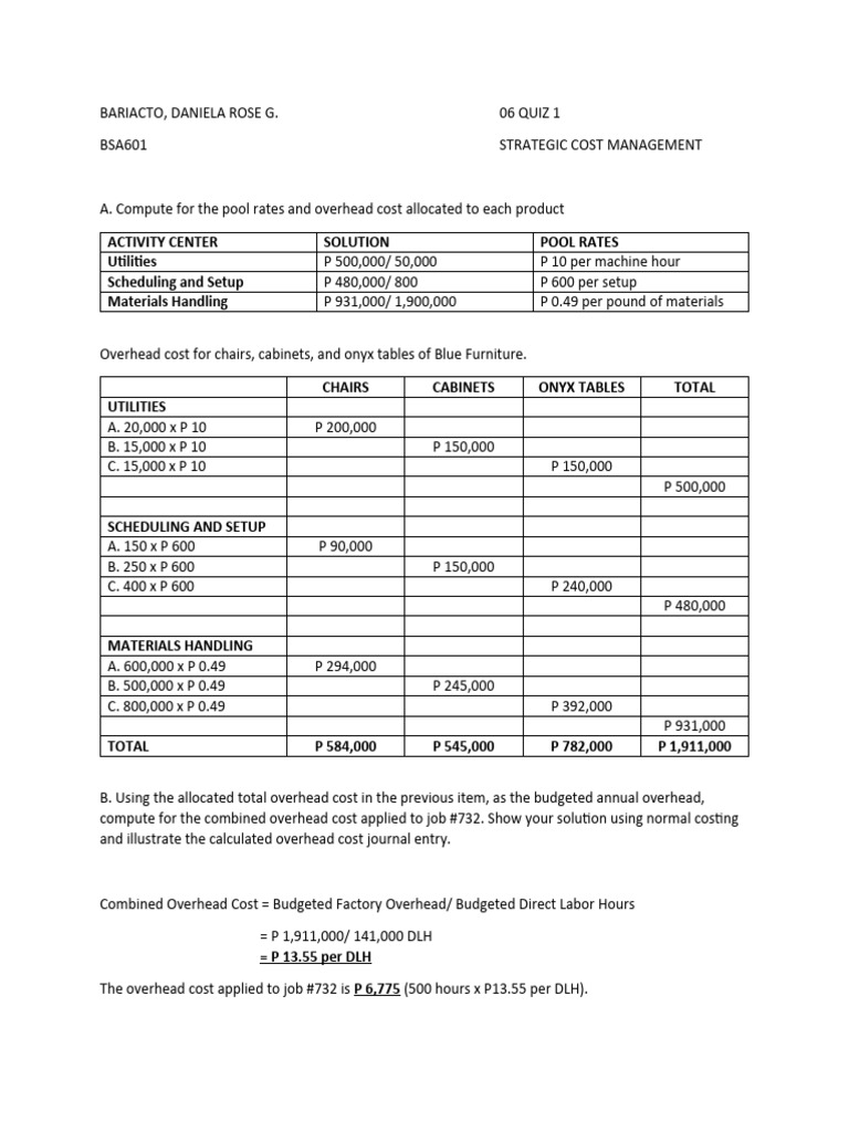06 Quiz 1-BARIACTO | PDF