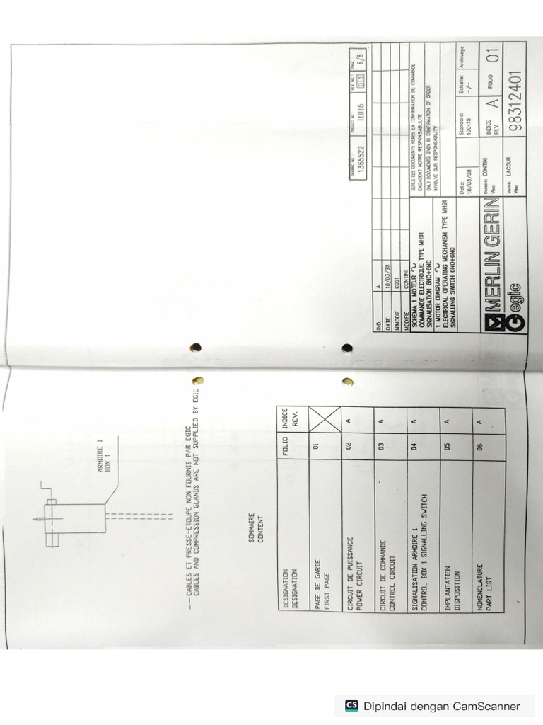 DS Merlin Gerin MH91 | PDF
